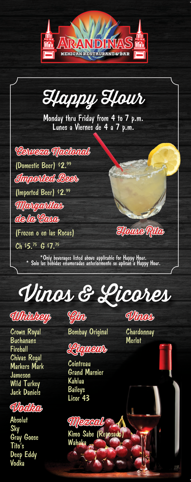 Menu – Arandinas